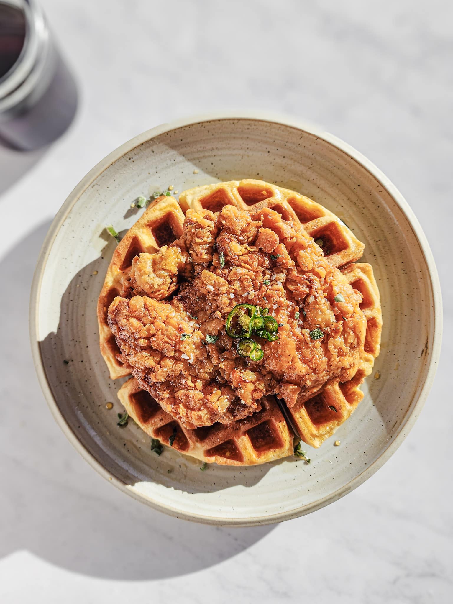 Sage Fried Chicken and Waffles (With Hot Maple Syrup) – The Kitchen ...