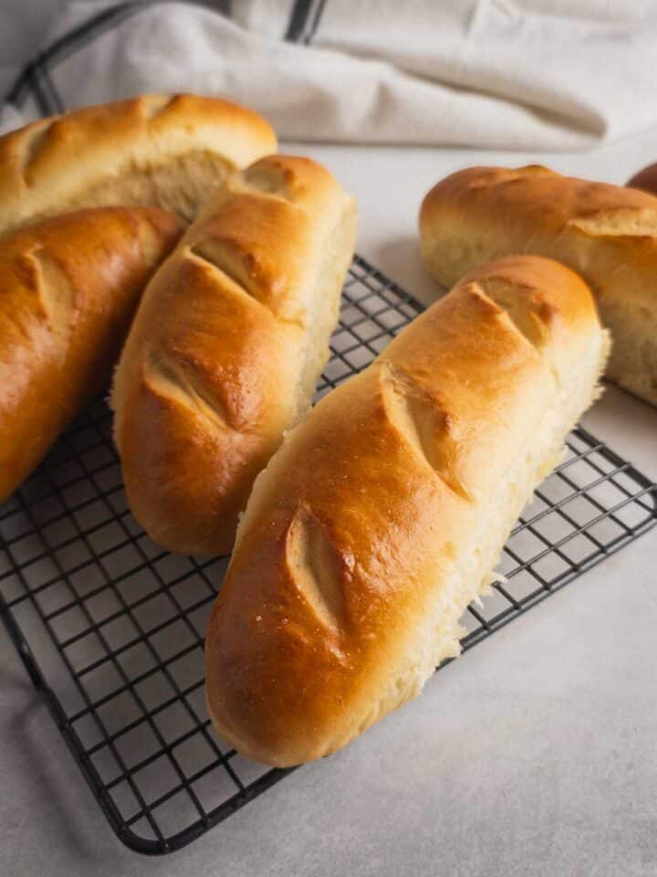 Handmade Sub Rolls (Soft & Sturdy Hoagie Rolls)